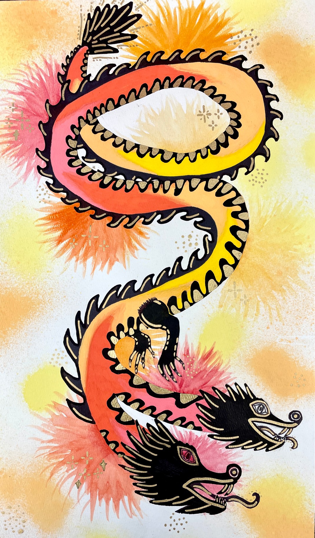 Fusion Dragons | Ms. Amsler's Artroom