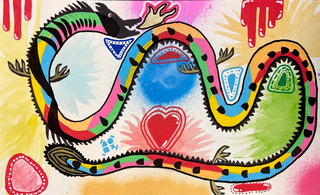 Fusion Dragons | Ms. Amsler's Artroom