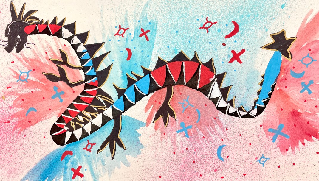 Fusion Dragons | Ms. Amsler's Artroom