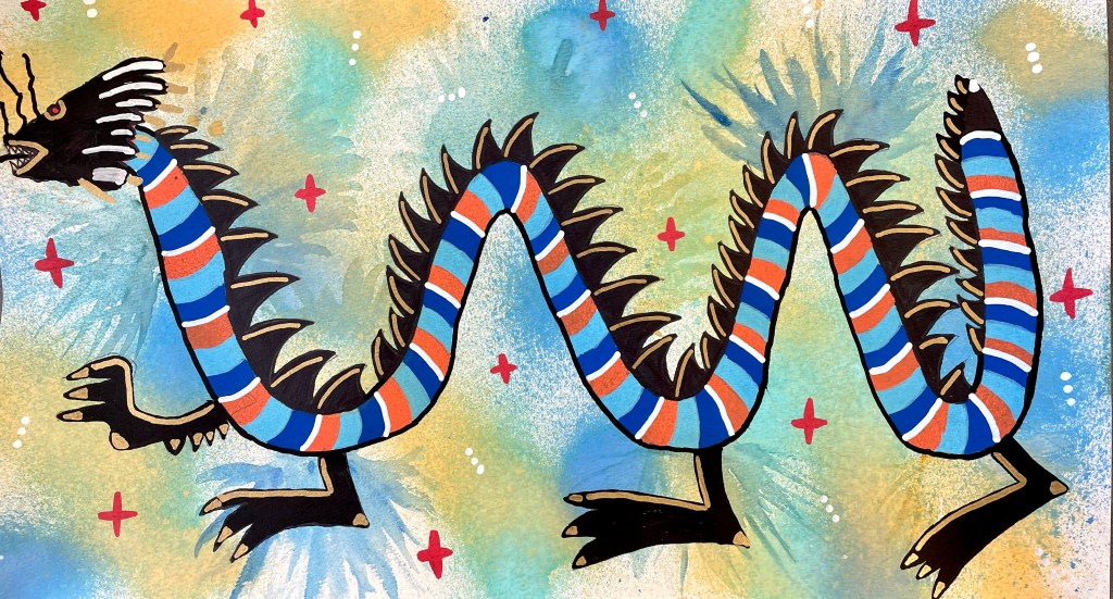 Fusion Dragons | Ms. Amsler's Artroom