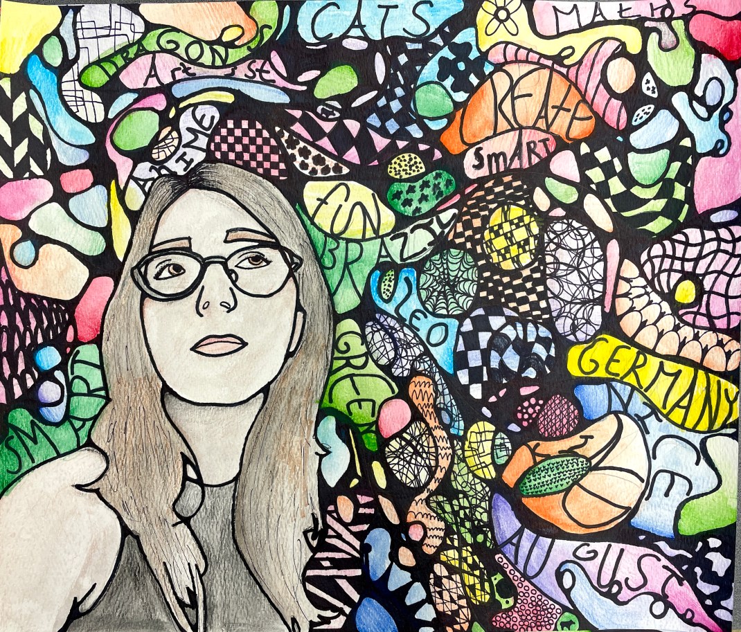 Neurographic Art Self Portraits | Ms. Amsler's Artroom