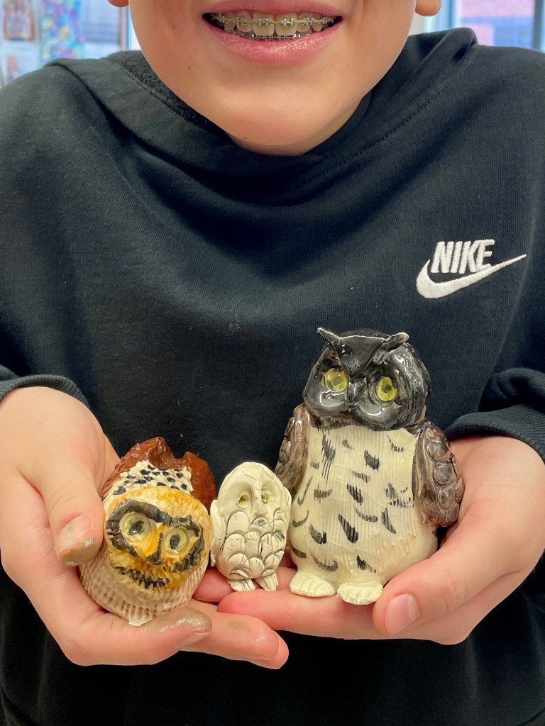 Clay Owls | Ms. Amsler's Artroom