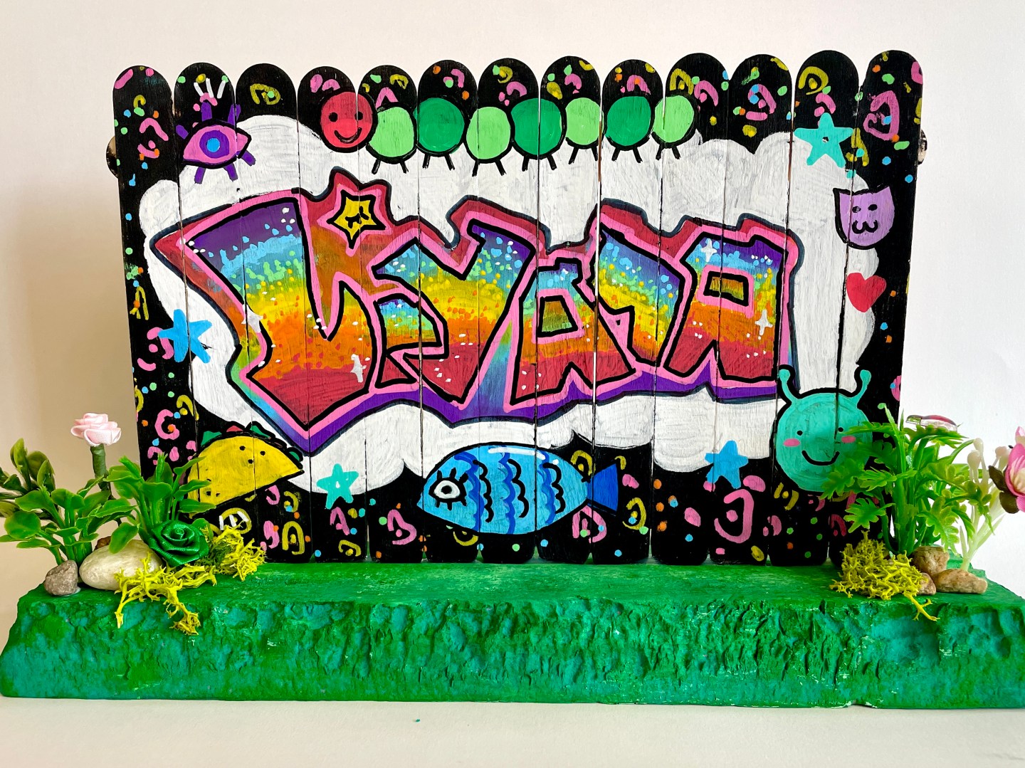 Graffiti Fence Name Designs | Ms. Amsler's Artroom