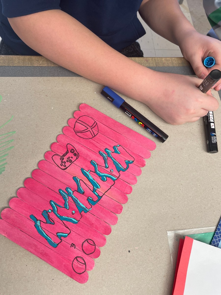 Graffiti Fence Name Designs | Ms. Amsler's Artroom