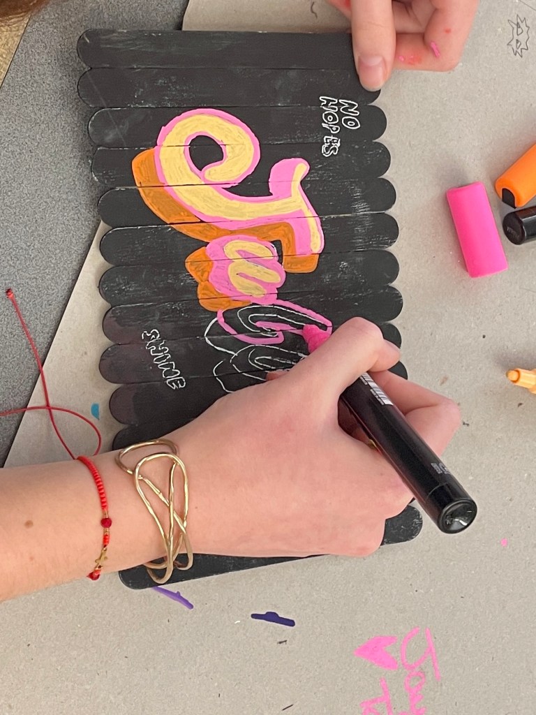 Graffiti Fence Name Designs | Ms. Amsler's Artroom