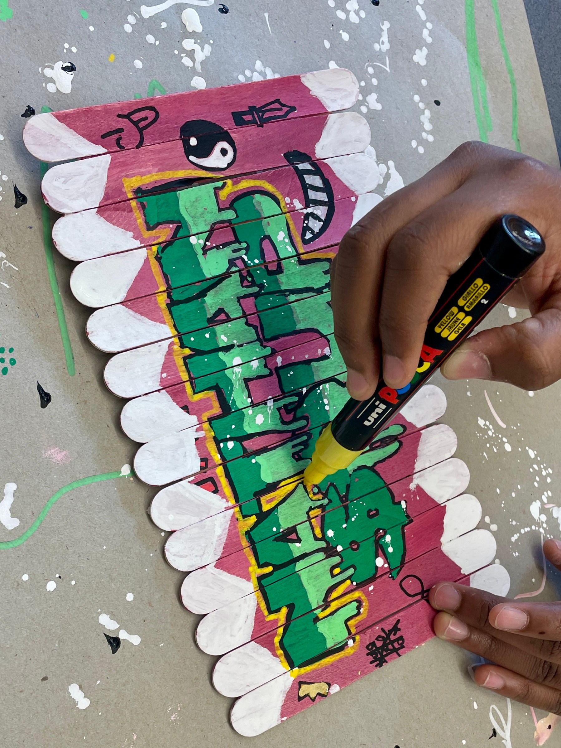 Graffiti Fence Name Designs | Ms. Amsler's Artroom