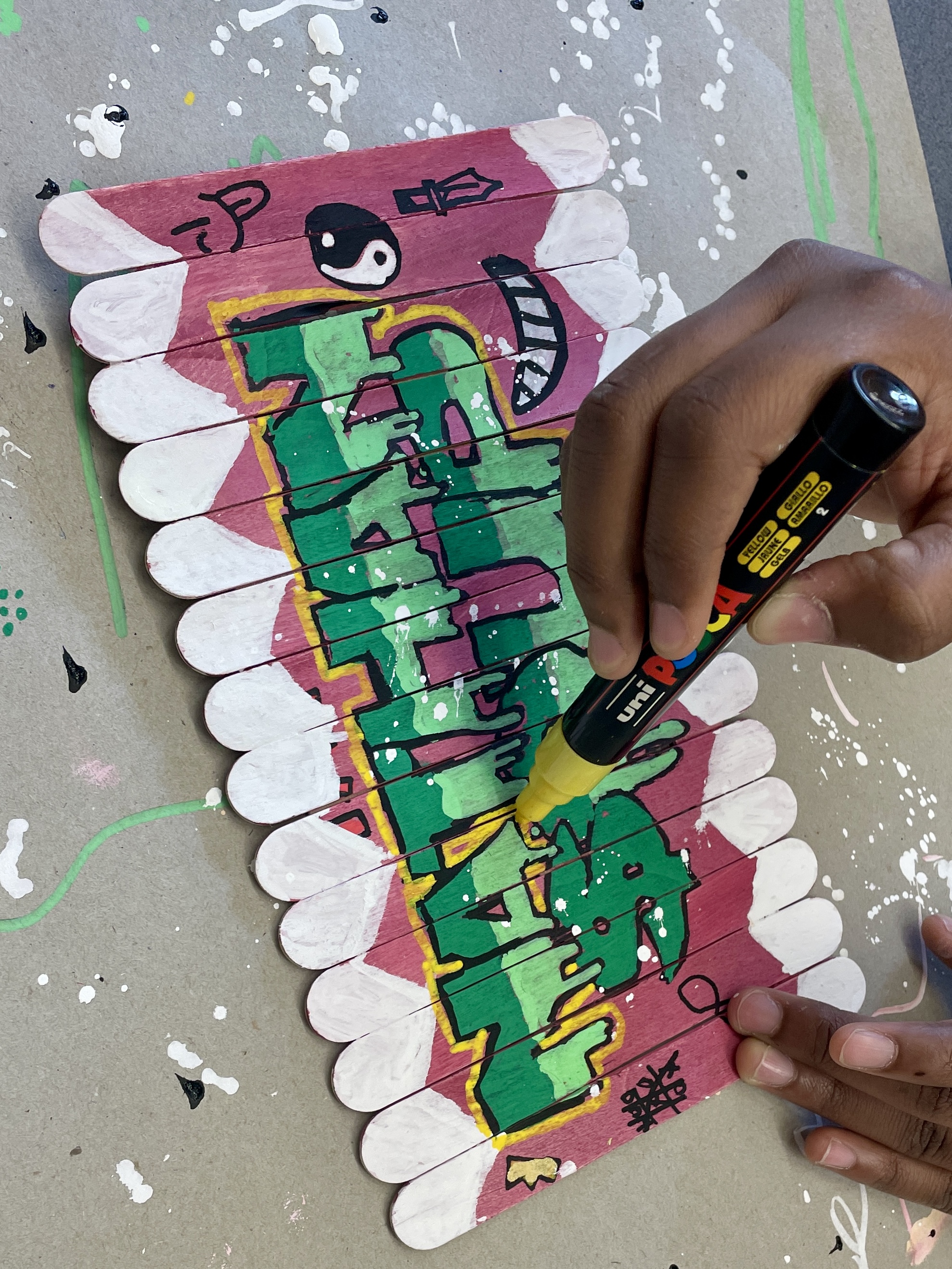 Graffiti Fence Name Designs | Ms. Amsler's Artroom