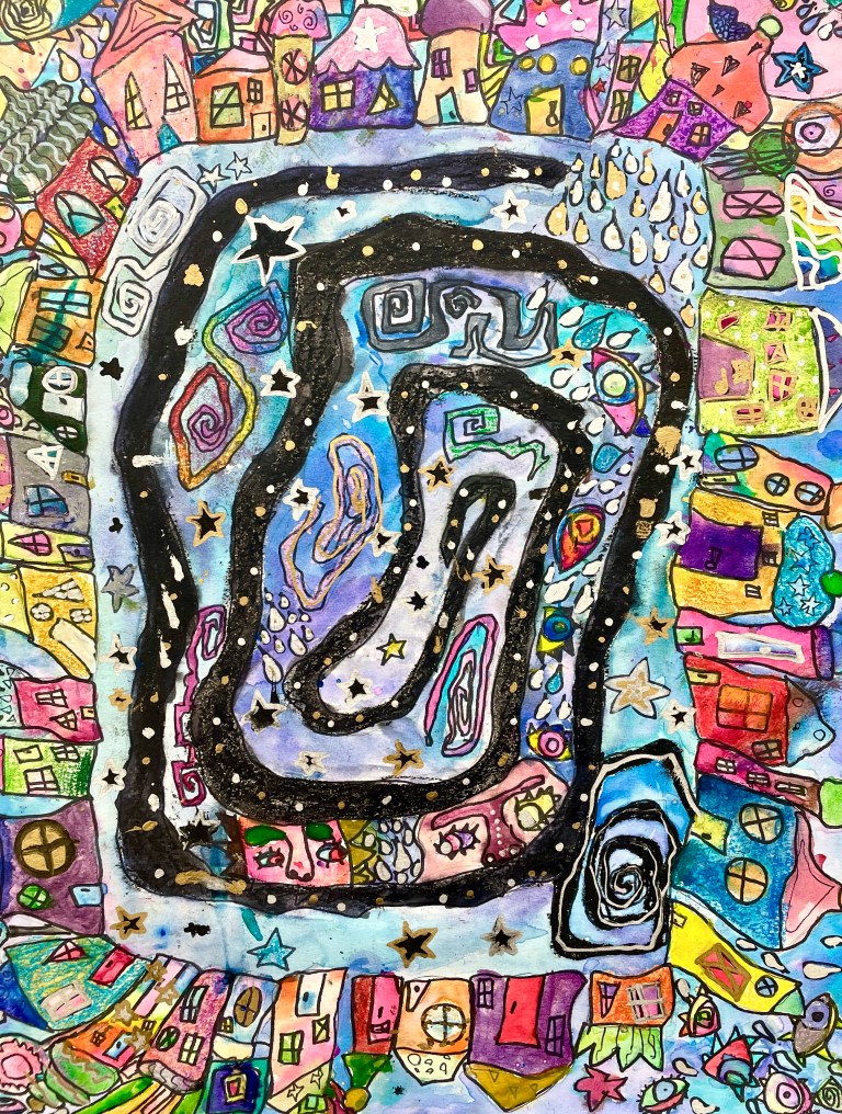 Hundertwasser “Choose Your Own Adventure” Landscapes! | Ms. Amsler's ...